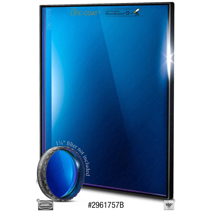 Baader UBVRI Bessel B-Filter 100x100 mm – photometric - Delta Optical