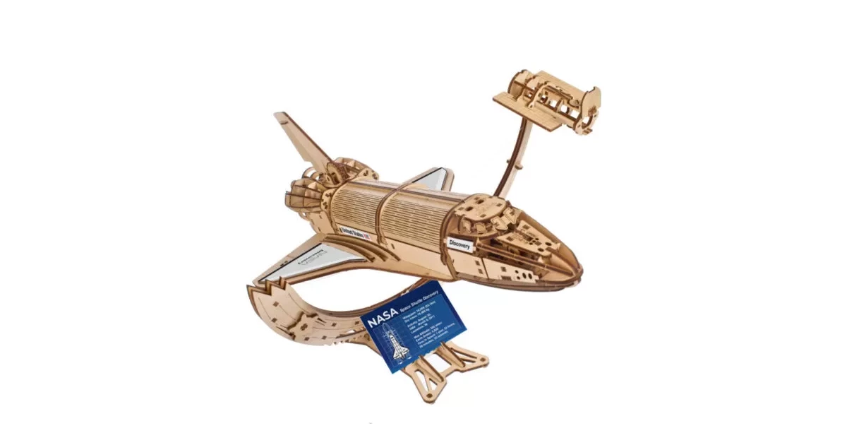 Puzzle 3D Model Wahadłowca NASA Discovery Ugears - Delta Optical