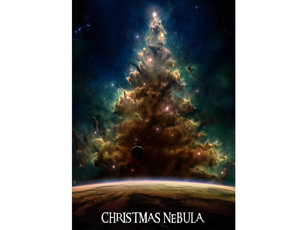 Pocztówka 3D "Christmas Nebula" - Delta Optical